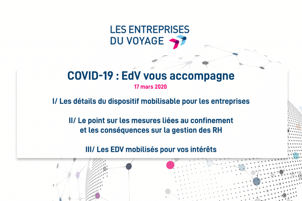 COVID-19 : EdV vous accompagne